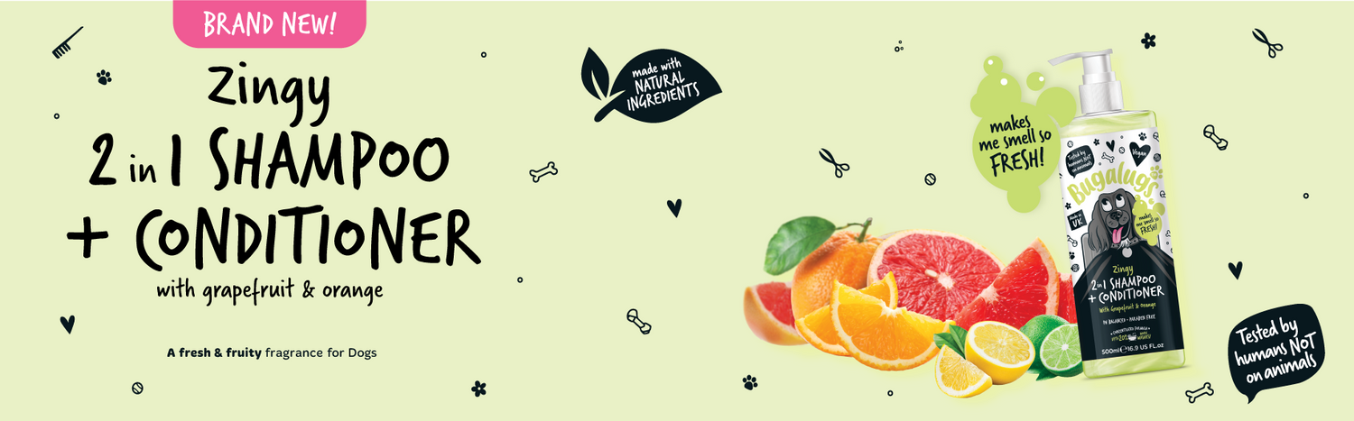 A ‘Zingy’ New Scent! – Bugalugs Pet Care