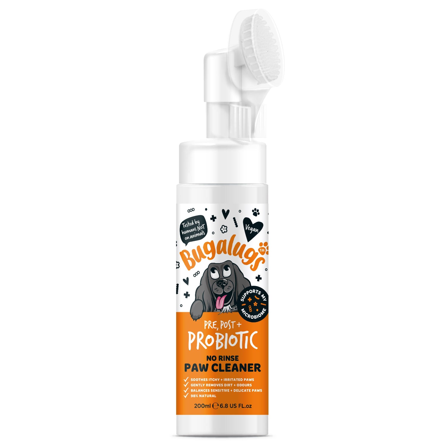 Bugalugs Pre, Post + Probiotic No Rinse Paw Cleaner for Dogs – Bugalugs ...