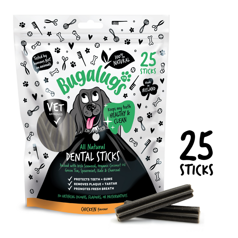 All Natural Dental Sticks - Chicken Flavour - 25 | Bugalugs Dental Care ...