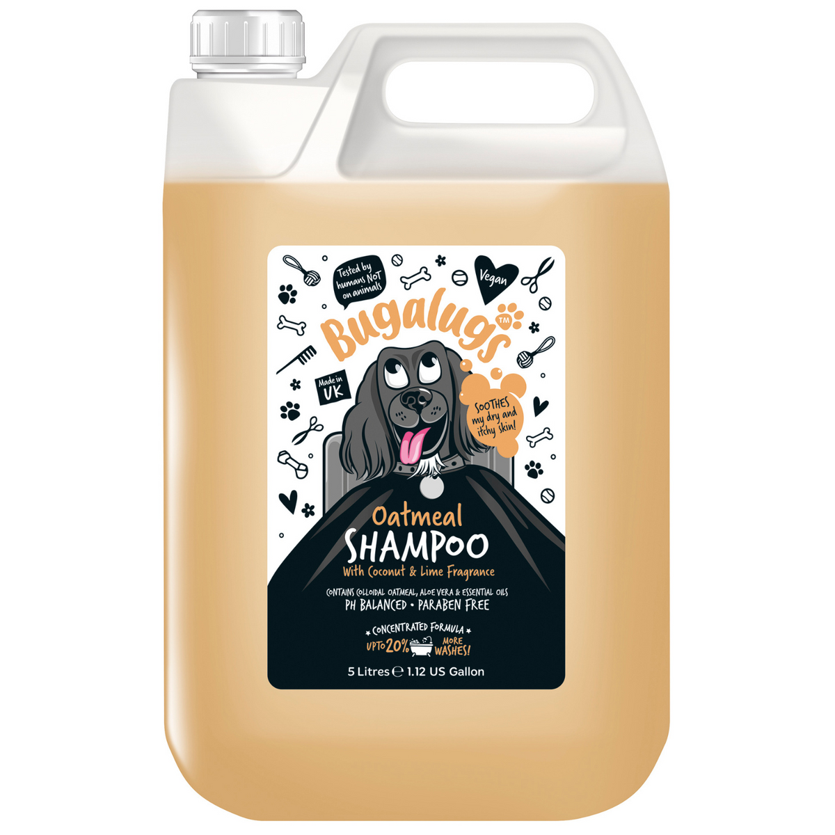 Bugalugs 5 Litre Jerry Cans Professional Dog Grooming Shampoos ...