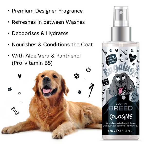 Bugalugs Best in Breed Designer Cologne for Dogs | Luxury Pet Cologne ...