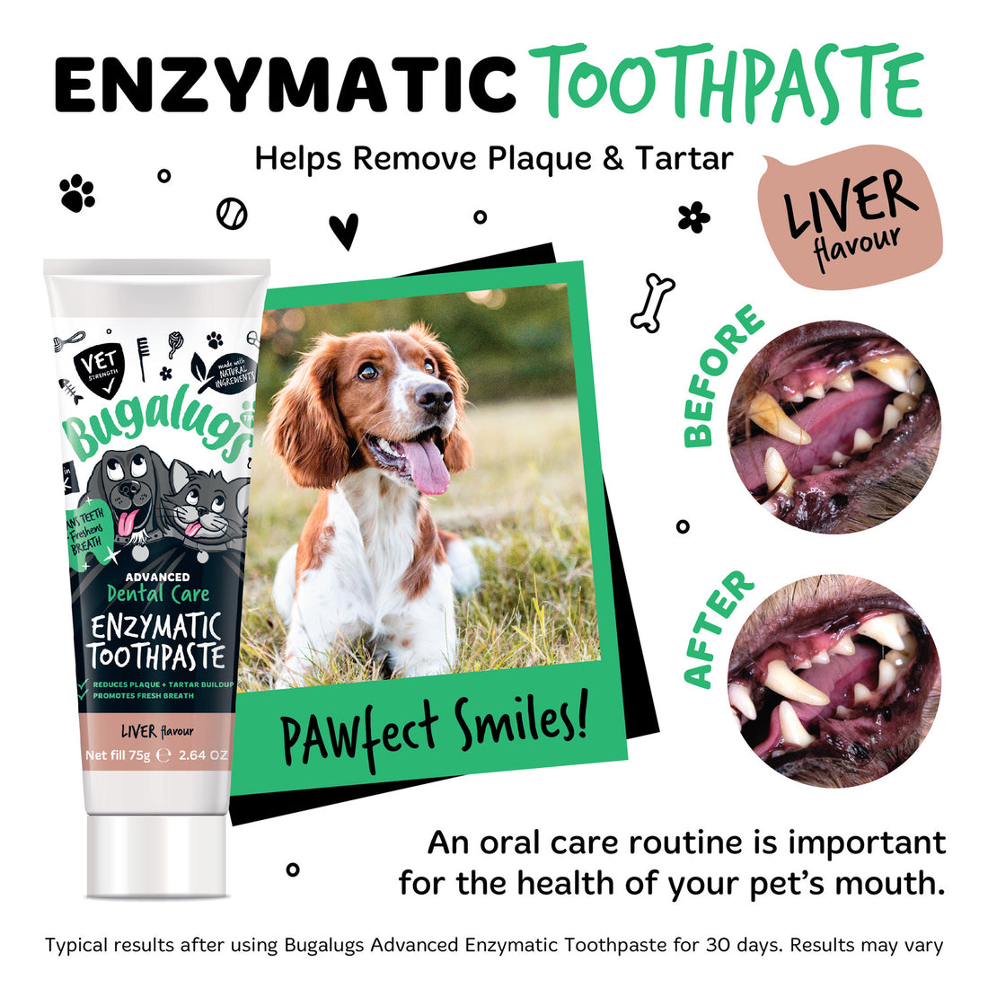 Advanced Dental Care Enzymatic Liver Toothpaste for Pets | Bugalugs ...