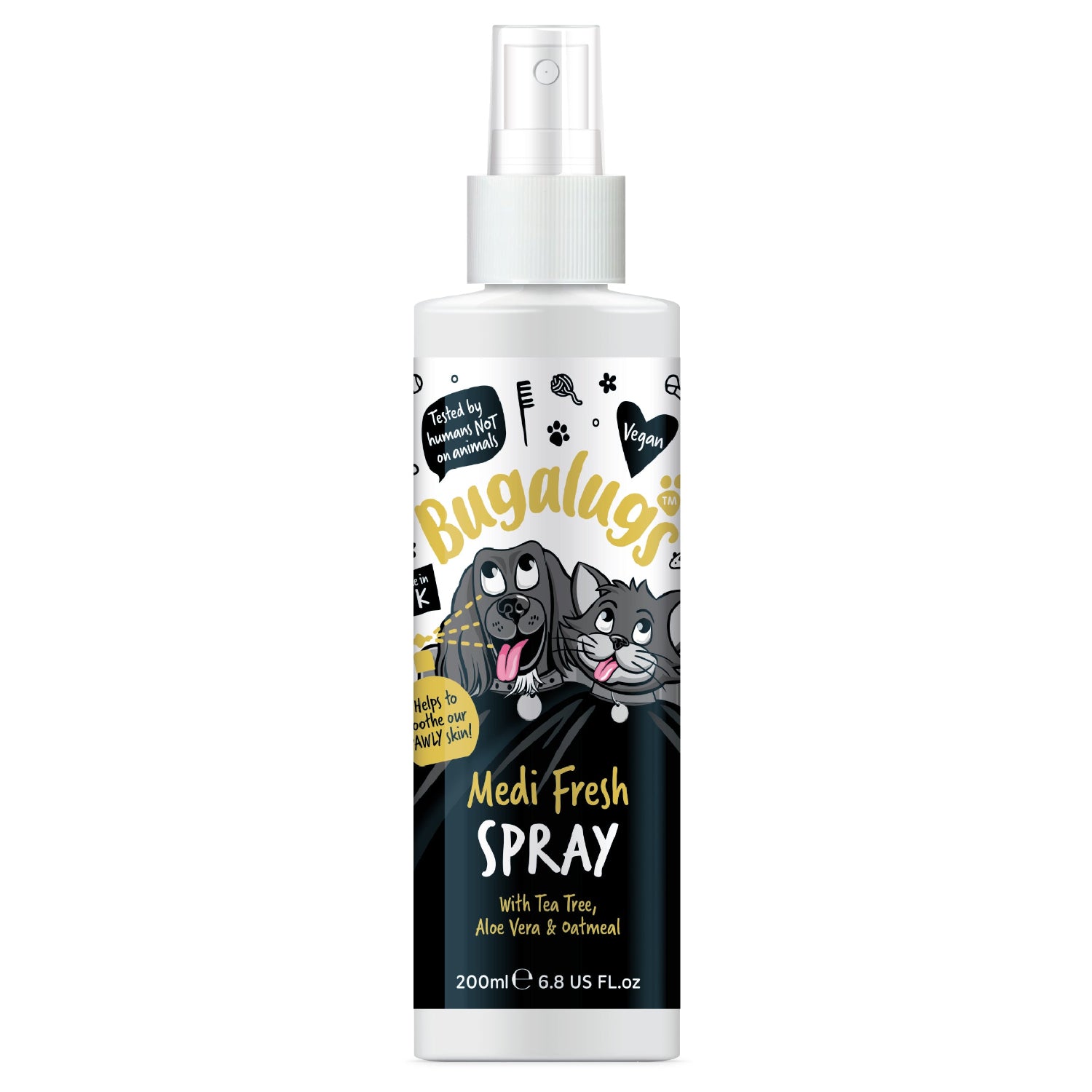 Medi Fresh Soothing Spray for Dogs & Cats | Itch Relief | Bugalugs ...