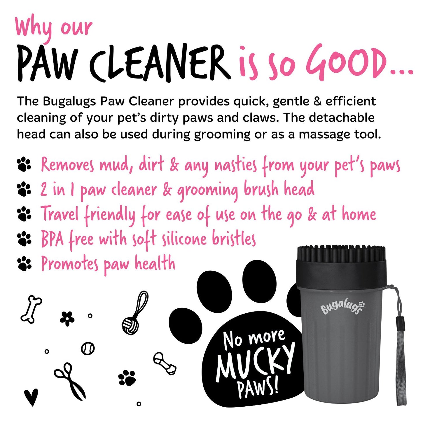 Dog Paw Cleaners – Bugalugs Pet Care