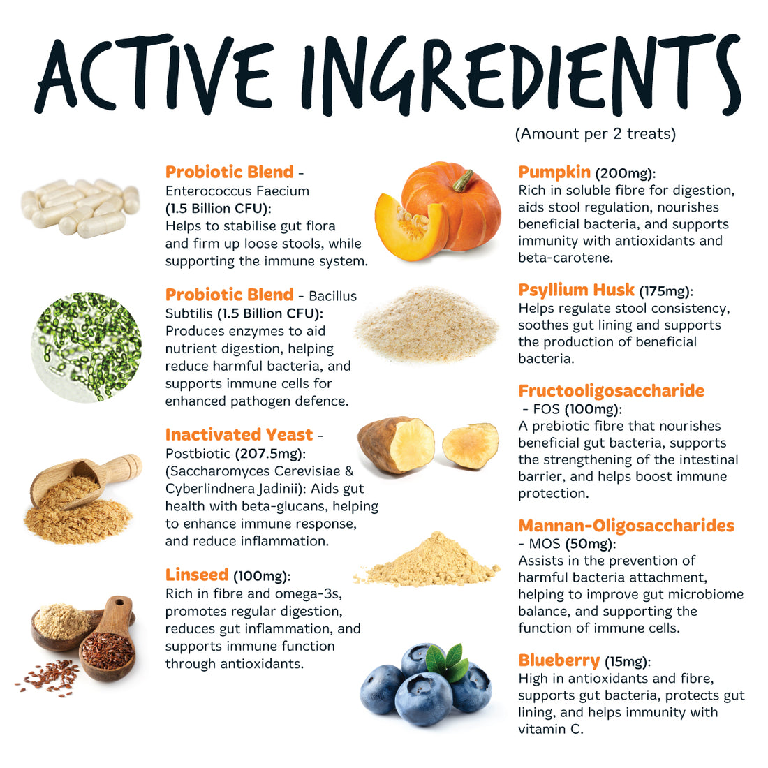 Pre & Probiotic Dog Supplement Chews | Dog Gut Health | Bugalugs ...