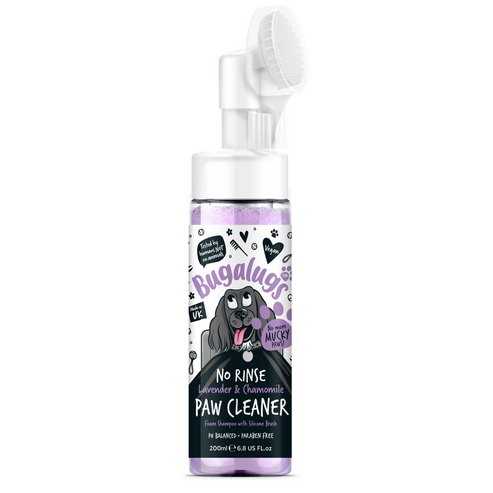 Bugalugs Lavender & Chamomile No Rinse Paw Cleaner for Dogs & Cats ...