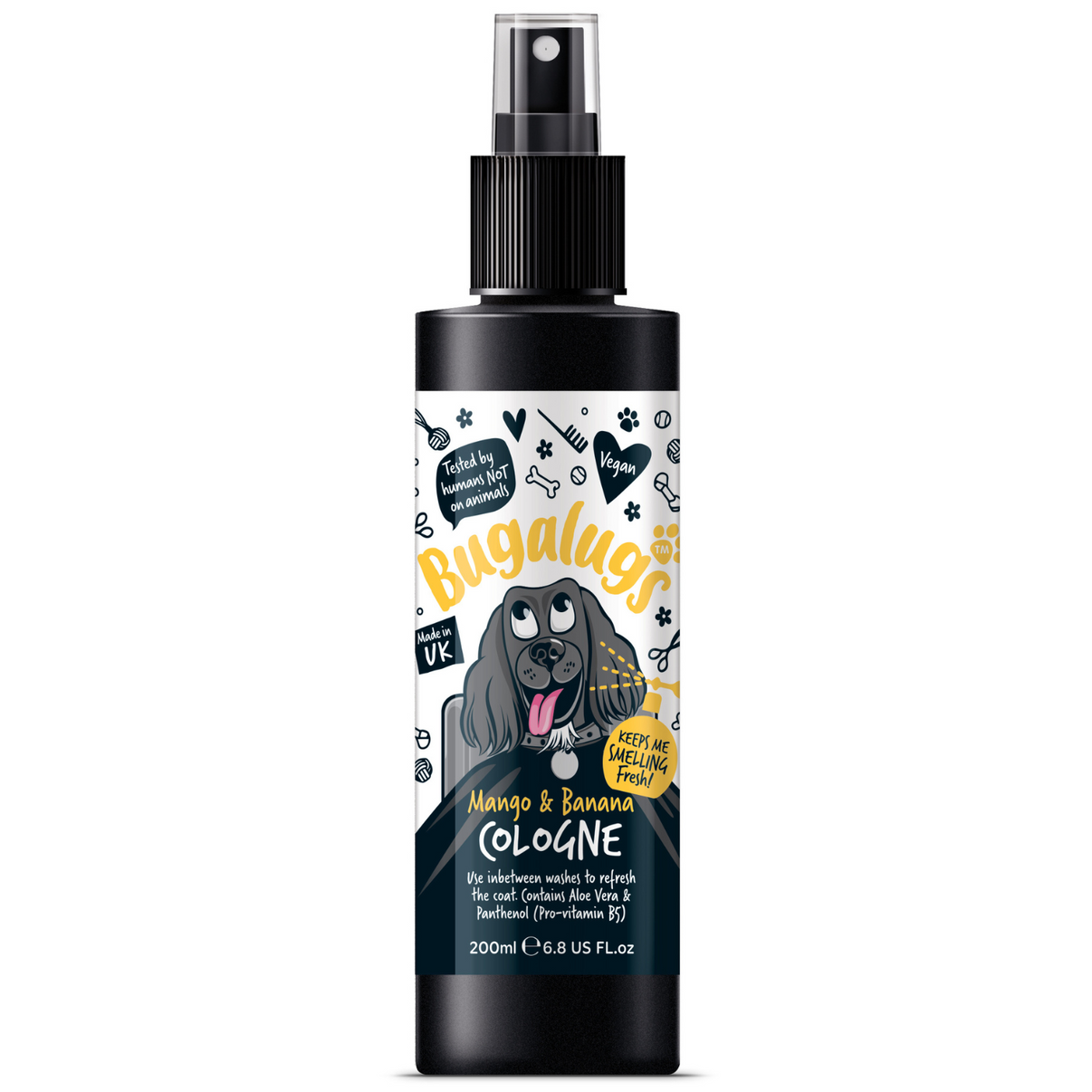 Bugalugs Mango & Banana Cologne for Dogs | Tropical Dog Cologne ...