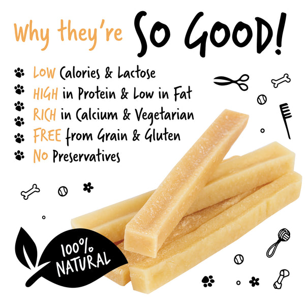 Bugalugs Handmade Himalayan Cheese Bones | 100% Natural Treat for Dogs ...