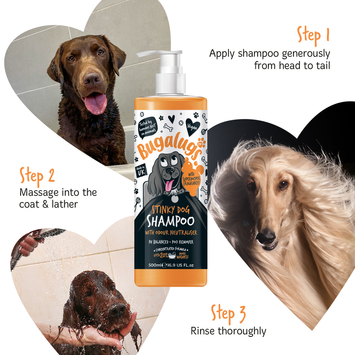 Bugalugs Stinky Dog Fox Poo Shampoo with Odour Neutraliser – Bugalugs ...
