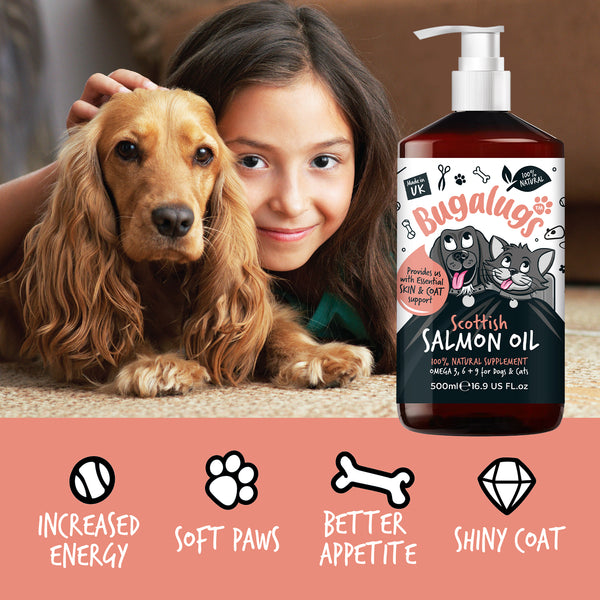 Bugalugs Scottish Salmon Oil | Premium Salmon Oil for Dogs & Cats ...