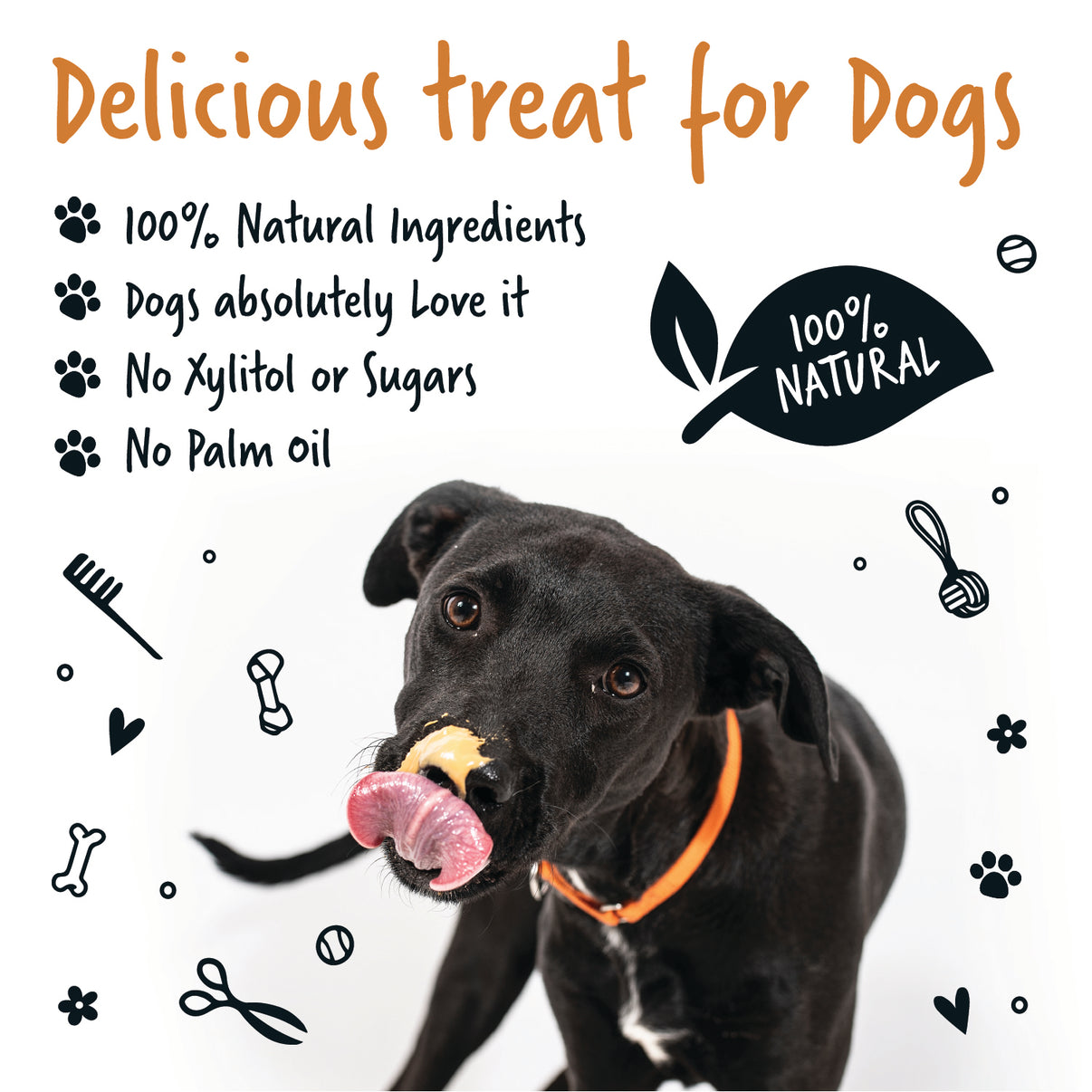 Bugalugs 100% Natural Peanut Butter for Dogs | Dog-safe Peanut Butter ...